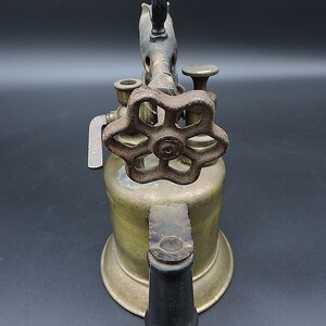 Antique Brass Torch Vintage Barn Torch Old Brass Torch Old Barn Torch ...