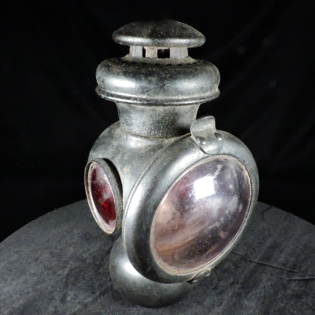 Vintage Carriage Lantern ~ Black Carriage Lantern ~ E & J No. 0-414 ...