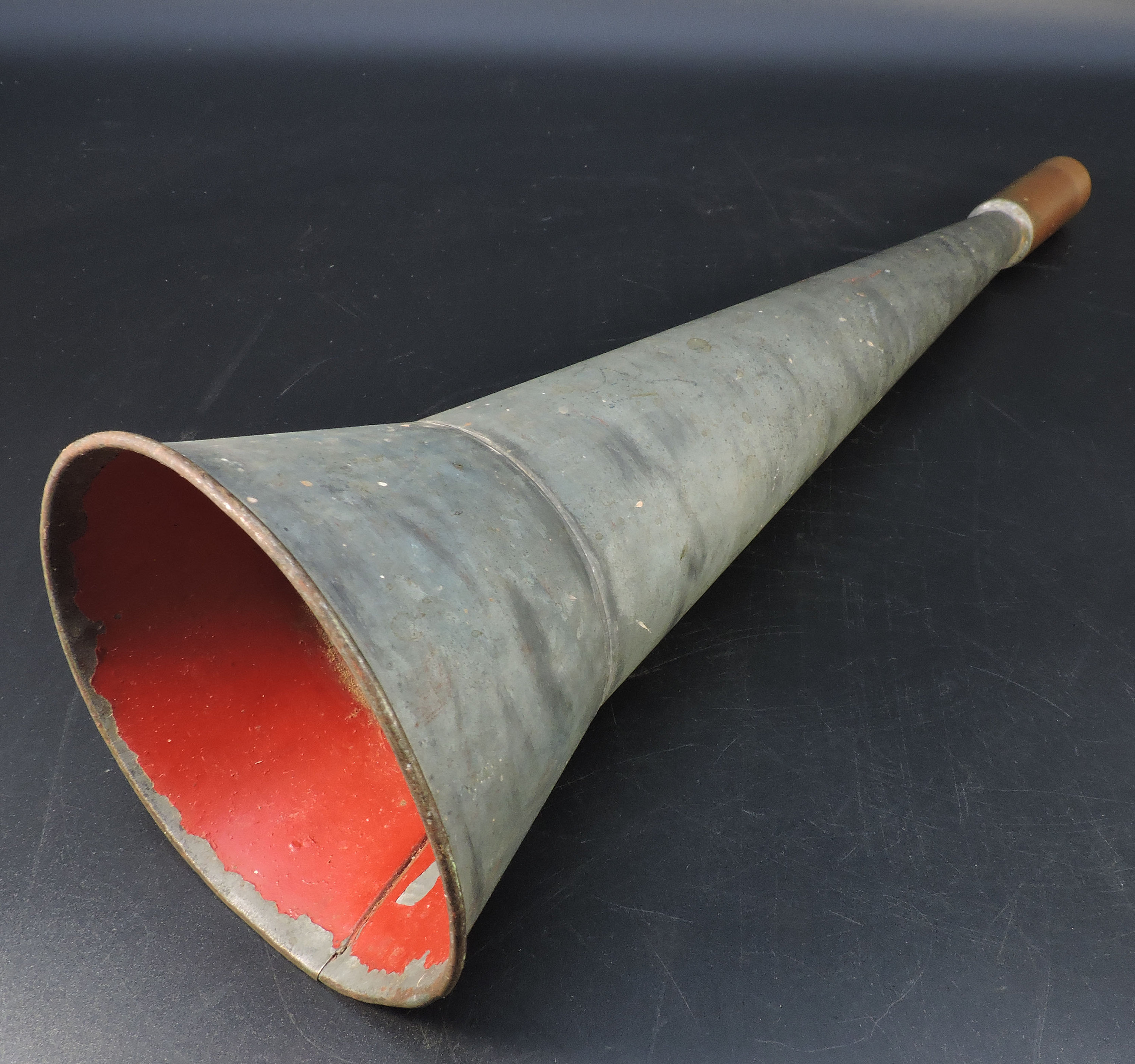 Antique Signal Horn ~ Early Tin Fog Horn ~ Old Fire Horn ~ Vintage ...