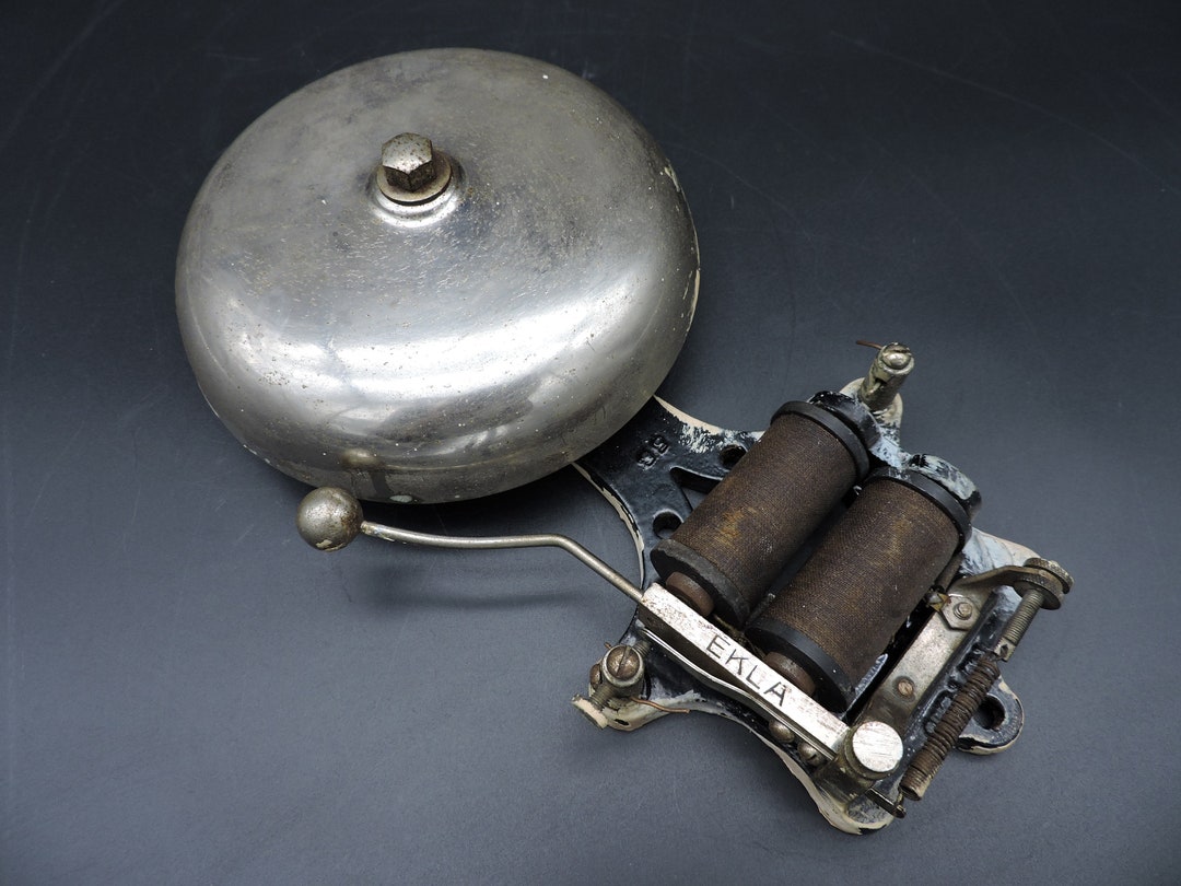 Vintage Alarm Bell Signal Bell Electric Factory Bell Industrial Salvage ...