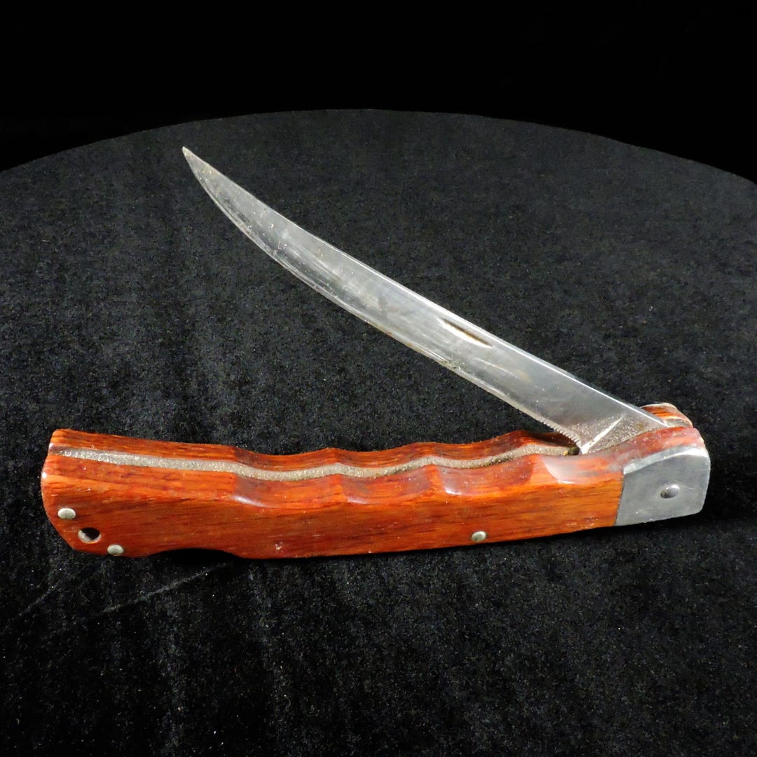 Vintage Schrade MA5 Filet Knife ~ Older Fileting Knife ~ Folding Filet ...