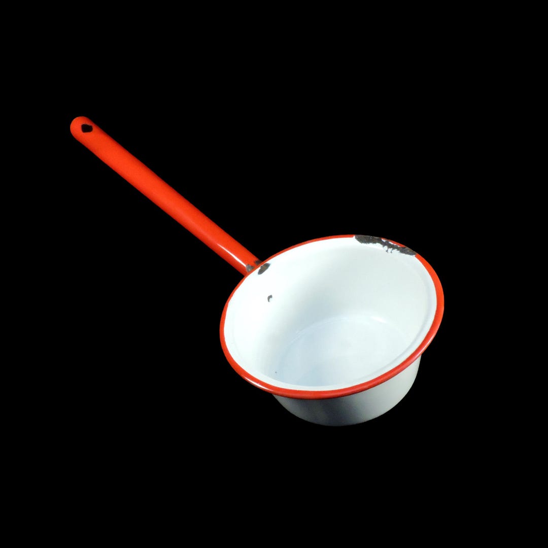 Vintage Enamelware Ladle ~ Antique Ladle ~ Vintage Water Ladle ...