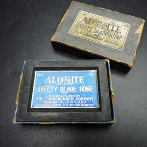 Razor Hone ~aloxite Razor Hone ~ Razor Sharpening Stone ~ Vintage ...