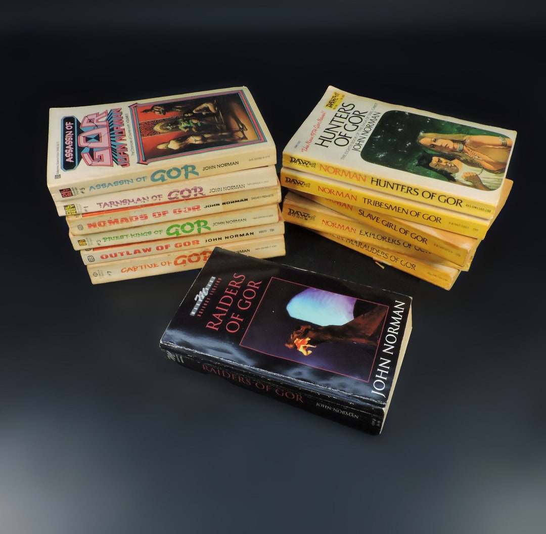 Vintage Gor Fantasy Books Gor Sci-fi Book Lot Gor Counter Earth Books ...