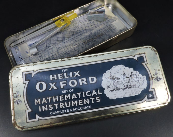 Vintage Drawing Tools ~ Mathematical Drawing Set ~ Technical Drawing ...