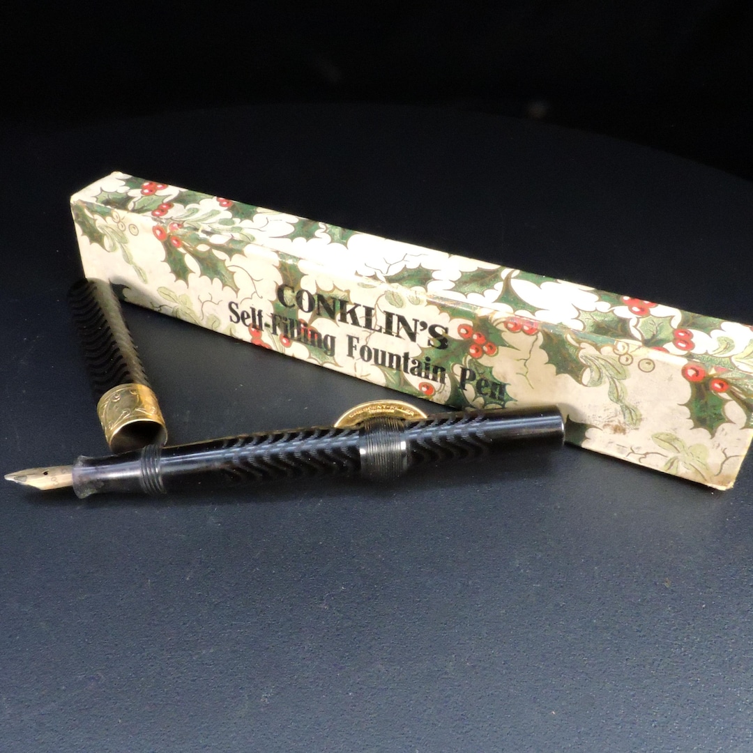 Antique Conklin Fountain Pen ~ Conklin Self Filling Pen ~ Circa 1909 ...
