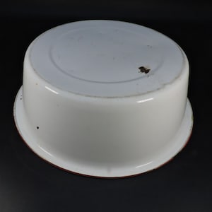 Vintage Washbasin ~ Old Washbasin ~ Porcelain Enamel Wash Basin ~ White ...