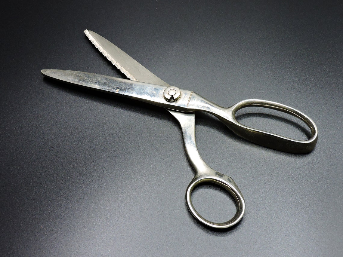 WISS Scissors Vintage Sewing Scissors Pinking Shears - Etsy
