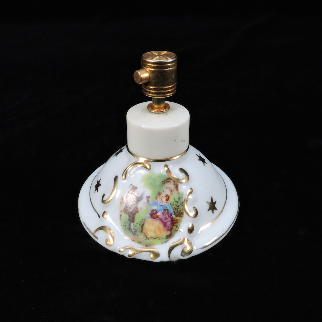 Vintage Perfume Atomizer ~ Irice Atomizer ~ Hand Painted Atomizer ...