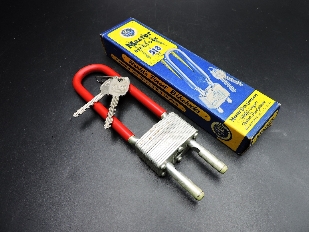 Vintage Master Bike Lock ~ Master Lock in Original Box ~ New Old Stock ...