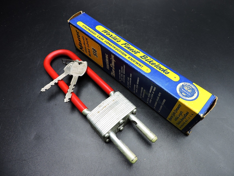 Vintage Master Bike Lock Master Lock in Original Box New | Etsy