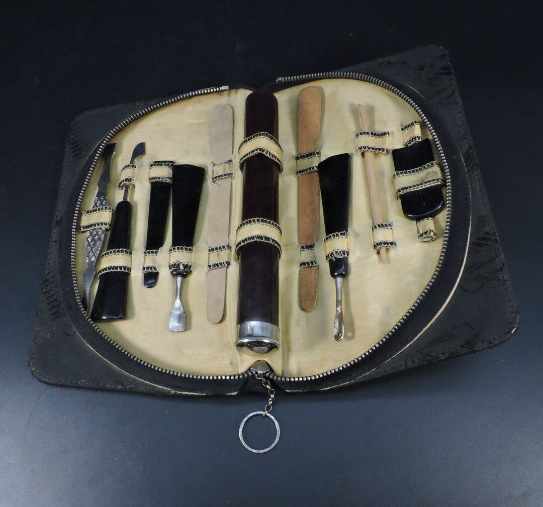 Vintage Manicure Set ~ Travel Manicure Set ~ Vintage Grooming Set ...