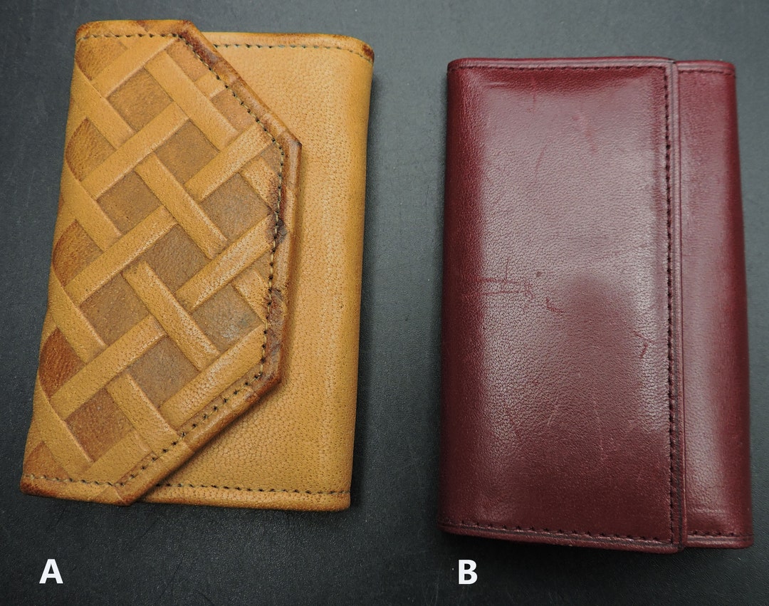 Vintage Leather Key Holders Vintage Key Wallets Leather Key Organizers ...