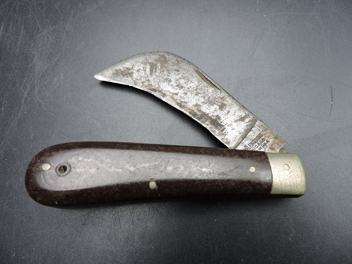 Vintage Pocket Knife Old Hawk Bill Pocket Knife Bakelite - Etsy