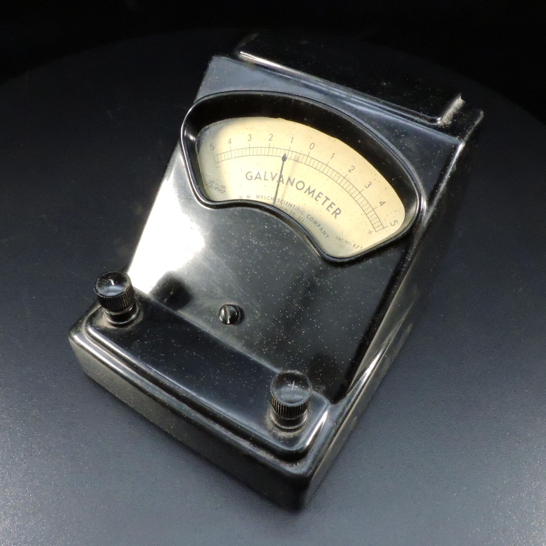Vintage Galvanometer ~ Old Galvanometer ~ Electrical Testing Device ...