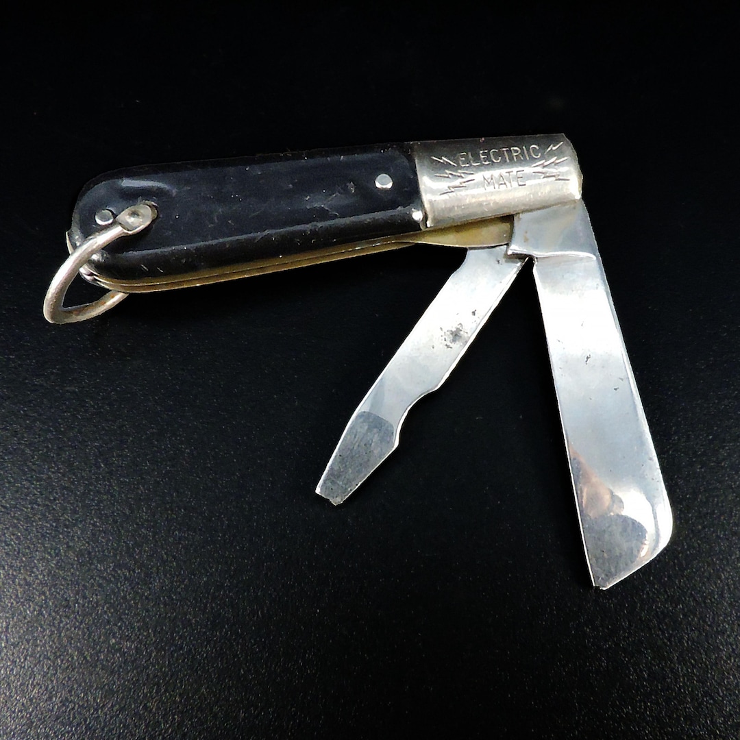 Vintage Pocket Knife Electric Mate Knife Electrician's Knife Workman's ...
