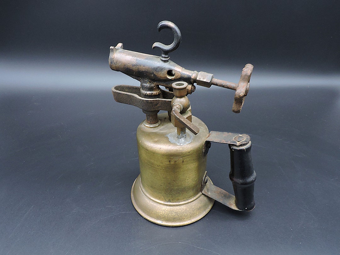 Antique Brass Torch ~ Vintage Barn Torch ~ Old Brass Torch ~ Old Barn ...