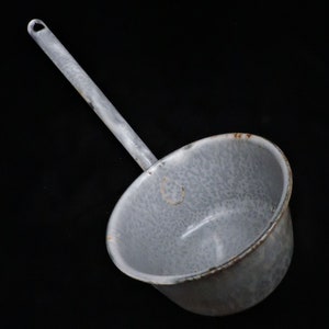 Vintage Enamelware Ladle ~ Antique Ladle ~ Vintage Water Ladle ...