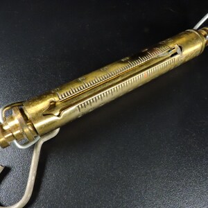 Antique Brass Hanging Scale ~ Chatillon Model # IN-10 ~ Brass Household ...