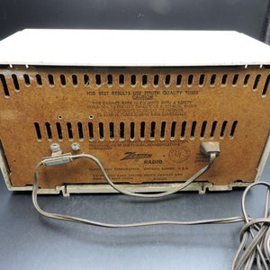 Vintage Zenith AM FM Radio ~ Vintage Zenith Tube Radio H723 ~ Vintage ...