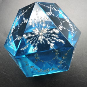 Vintage Blue Paperweight ~ Faceted Paperweight ~ Turquoise Blue ...