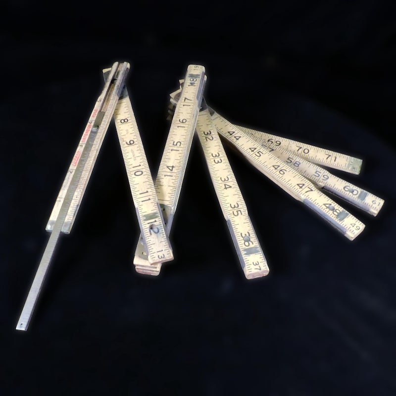 Folding Wood Ruler - Etsy