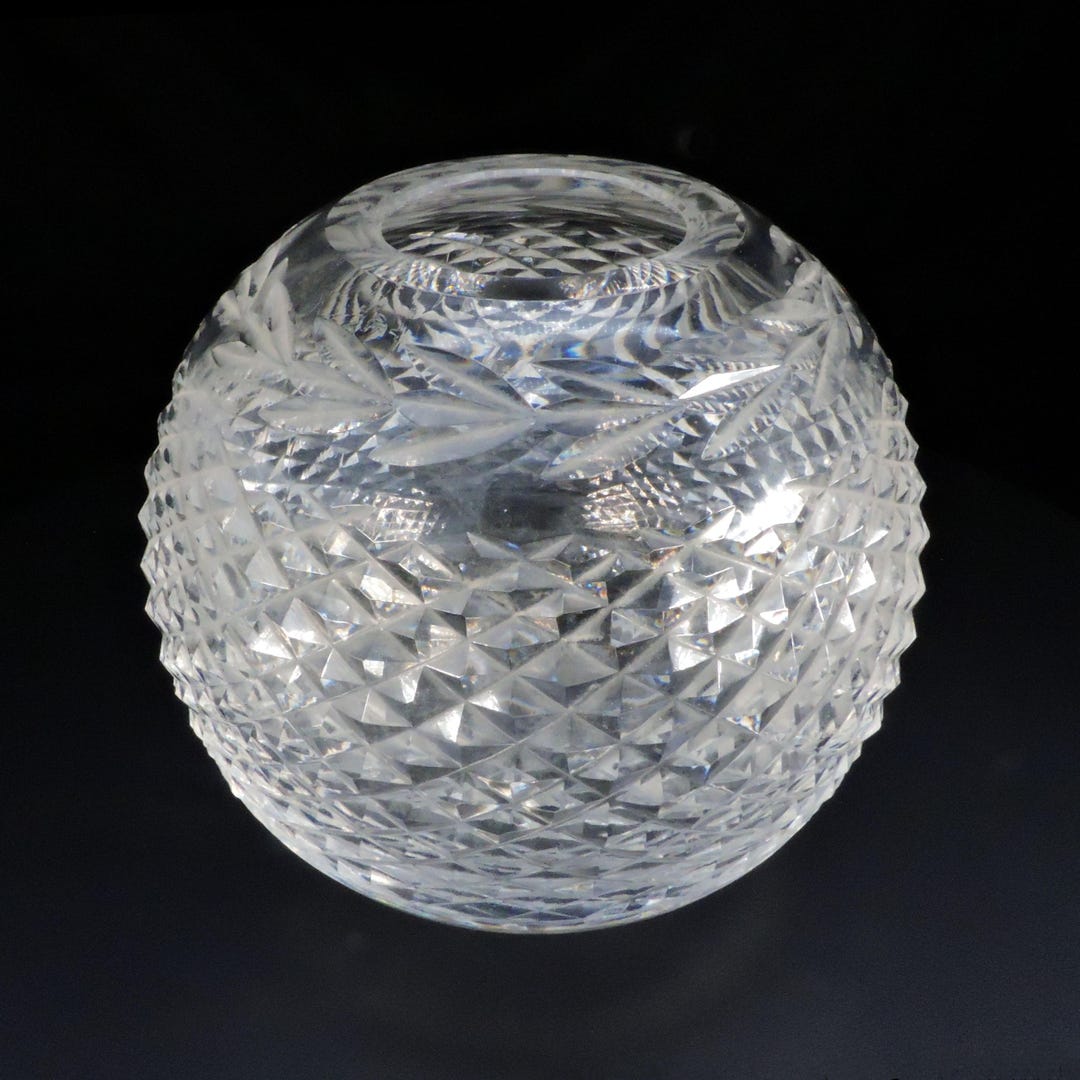 Vintage Pressed/etched Glass Bowl ~ Decorative Glass Bowl ~ Glass ...