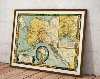 1936 World Map - Etsy