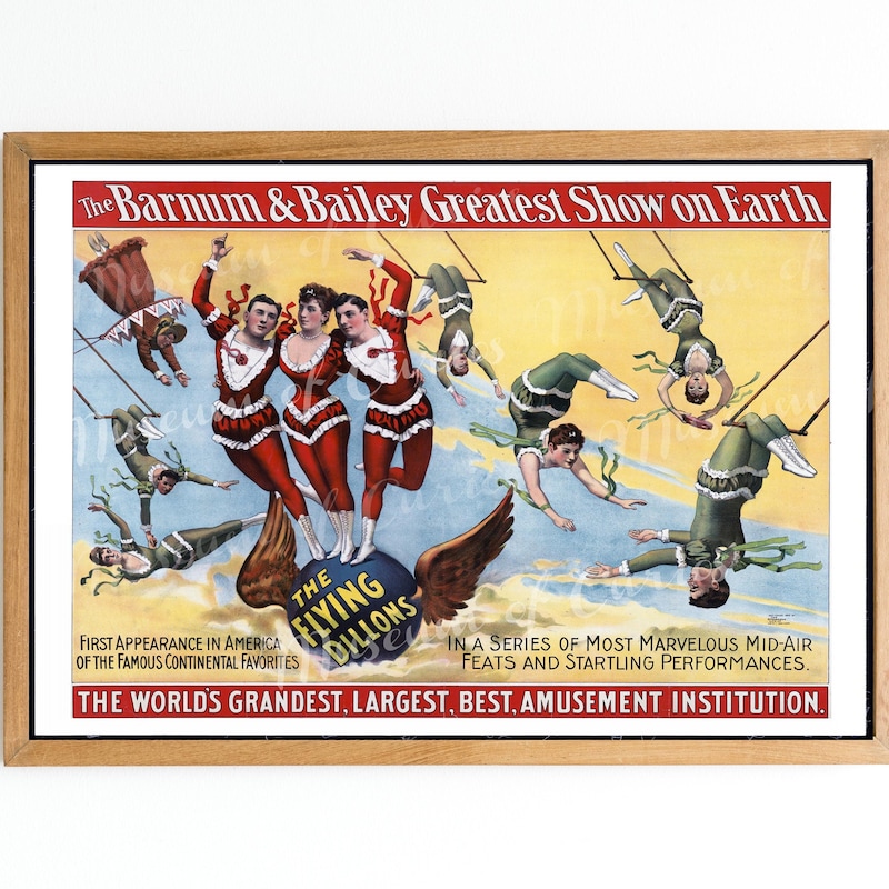 Barnum and Bailey Poster - Etsy