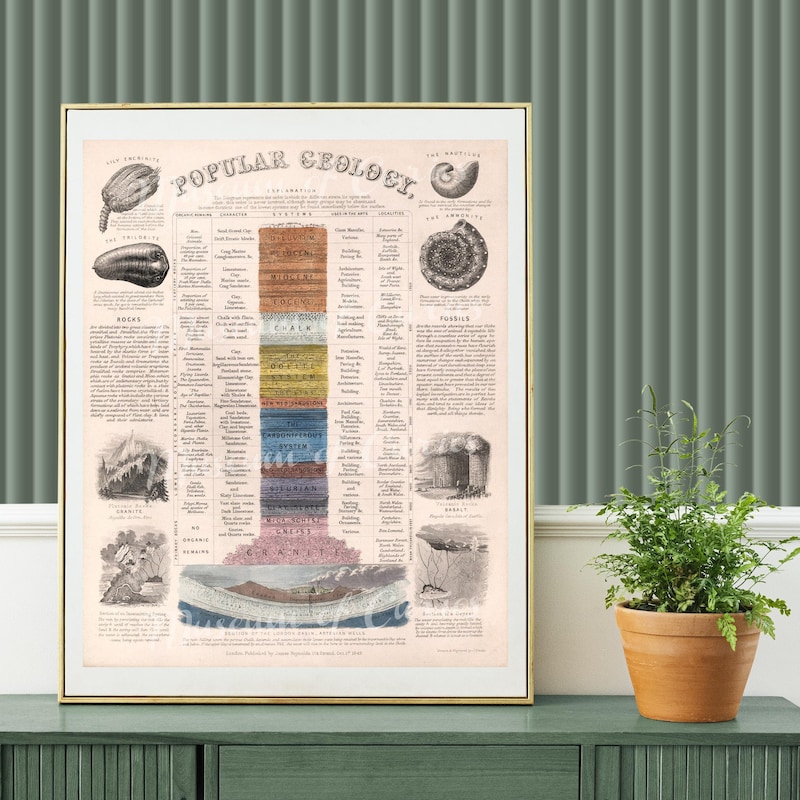 Geologic Time Poster - Etsy