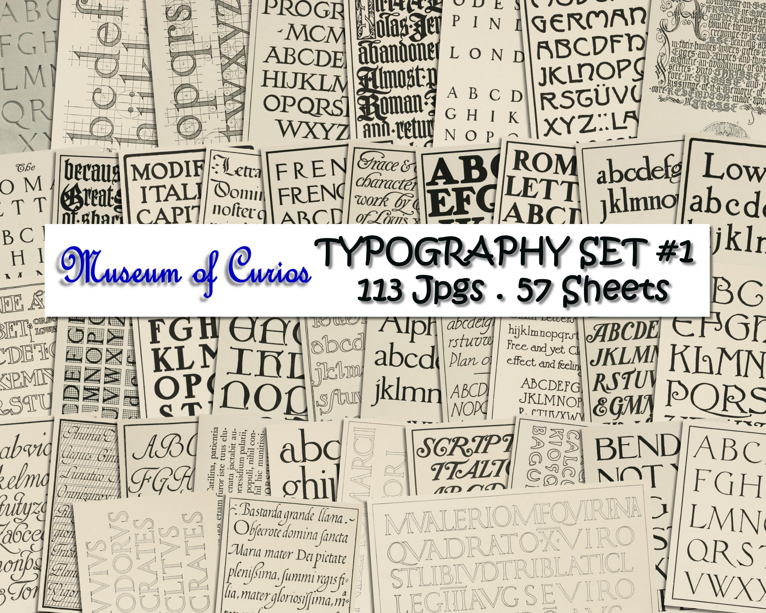 Digital, 1902, Typography Set 1, Frank Chouteau, 19th Century Fonts ...