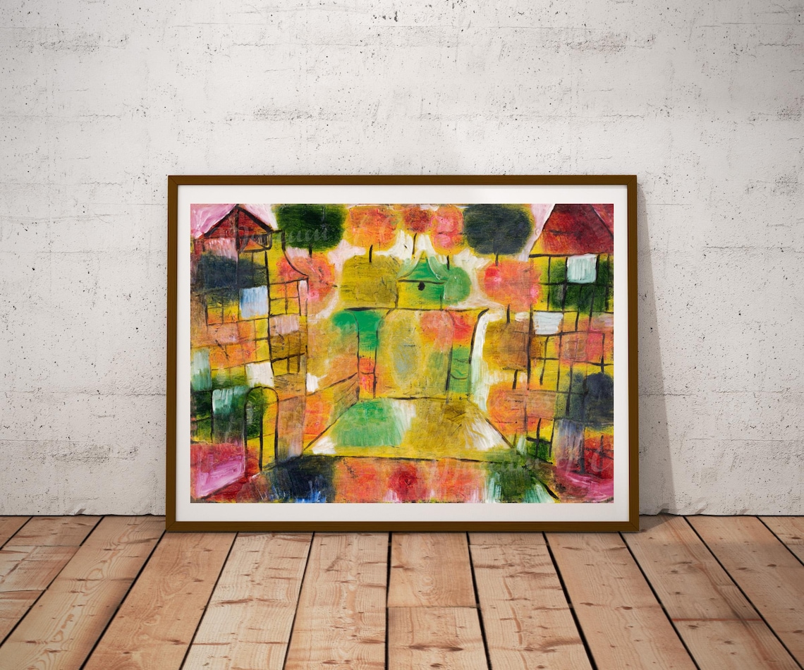 Digital 1920 Paul Klee Tree and Architecture Rhythms - Etsy