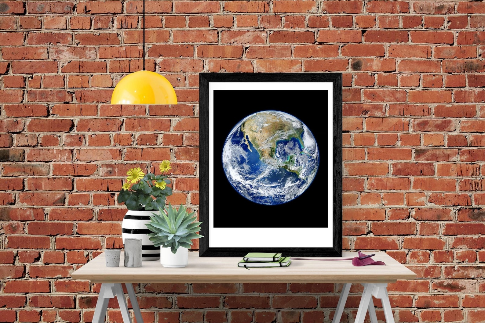 Digital, NASA Planet Earth Wall Poster, Blue Marble, INSTANT DOWNLOAD ...