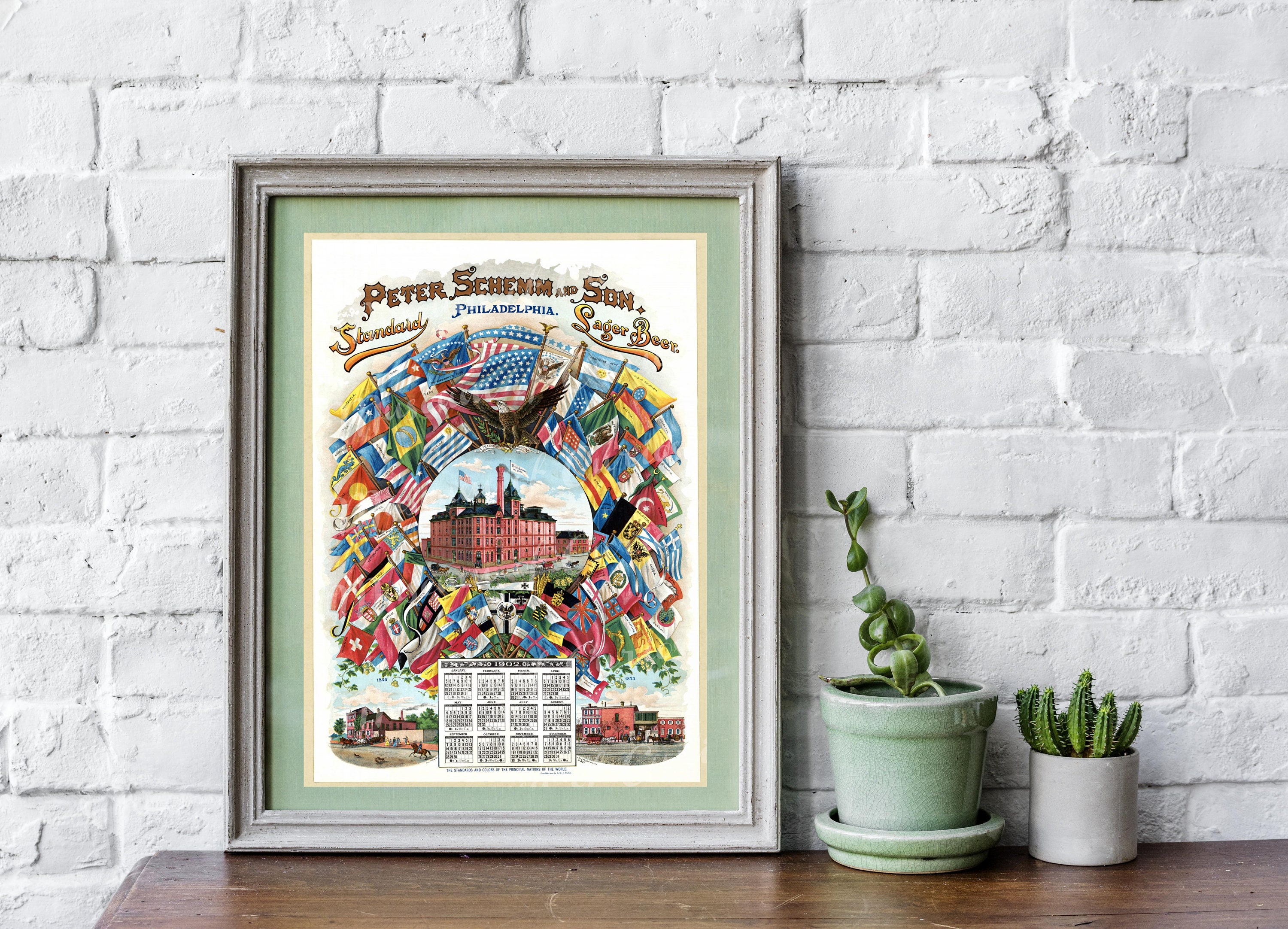 Digital 1902 Peter Schemm And Son Standard Lager Beer - Etsy España