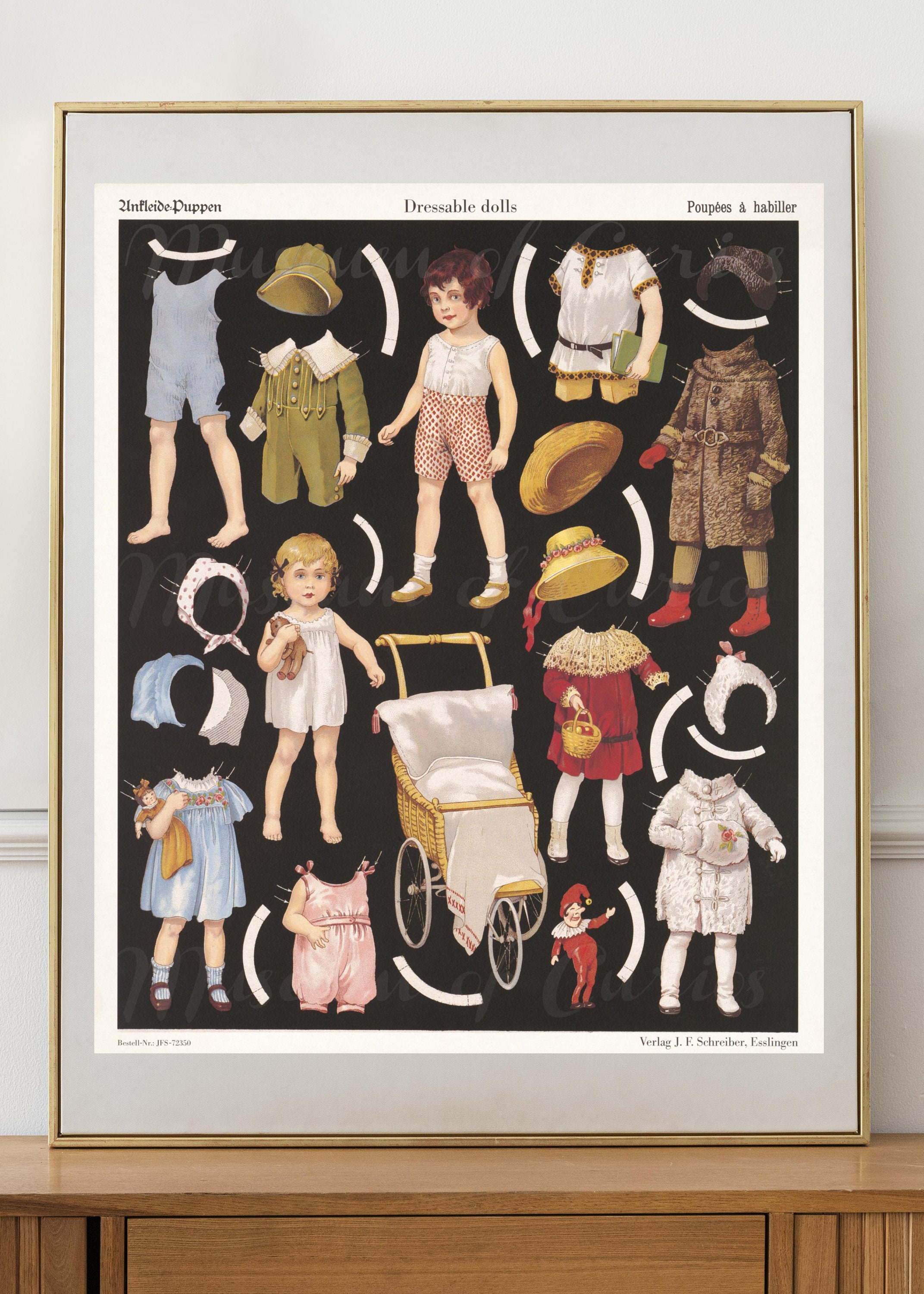 Digital, 1930, Printable Dressable Dolls Poster, Clothing, Toys ...