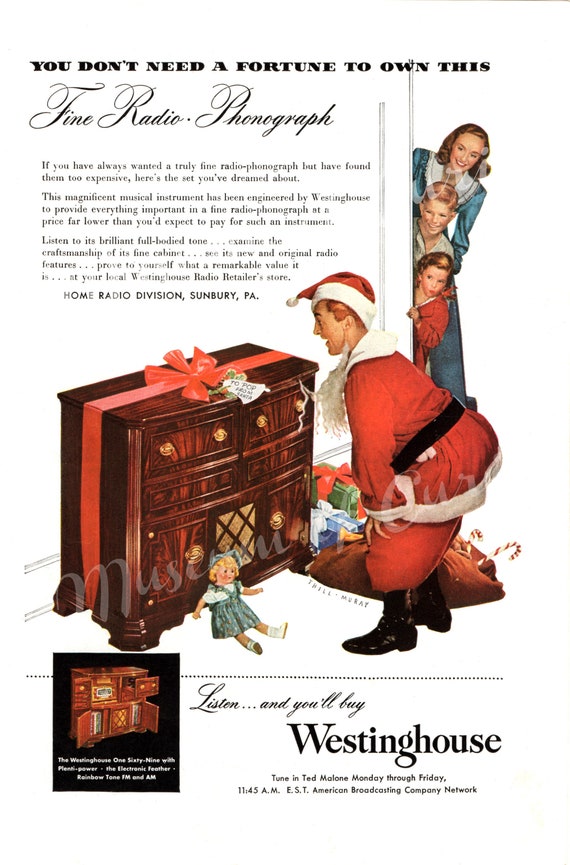 1950s Christmas Advertising