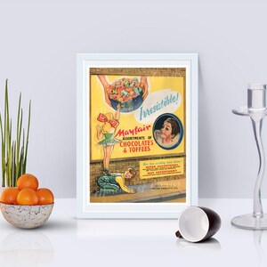 Digital, 1950s, Mayfair Assortment of Chocolates Toffees, Advertisement ...