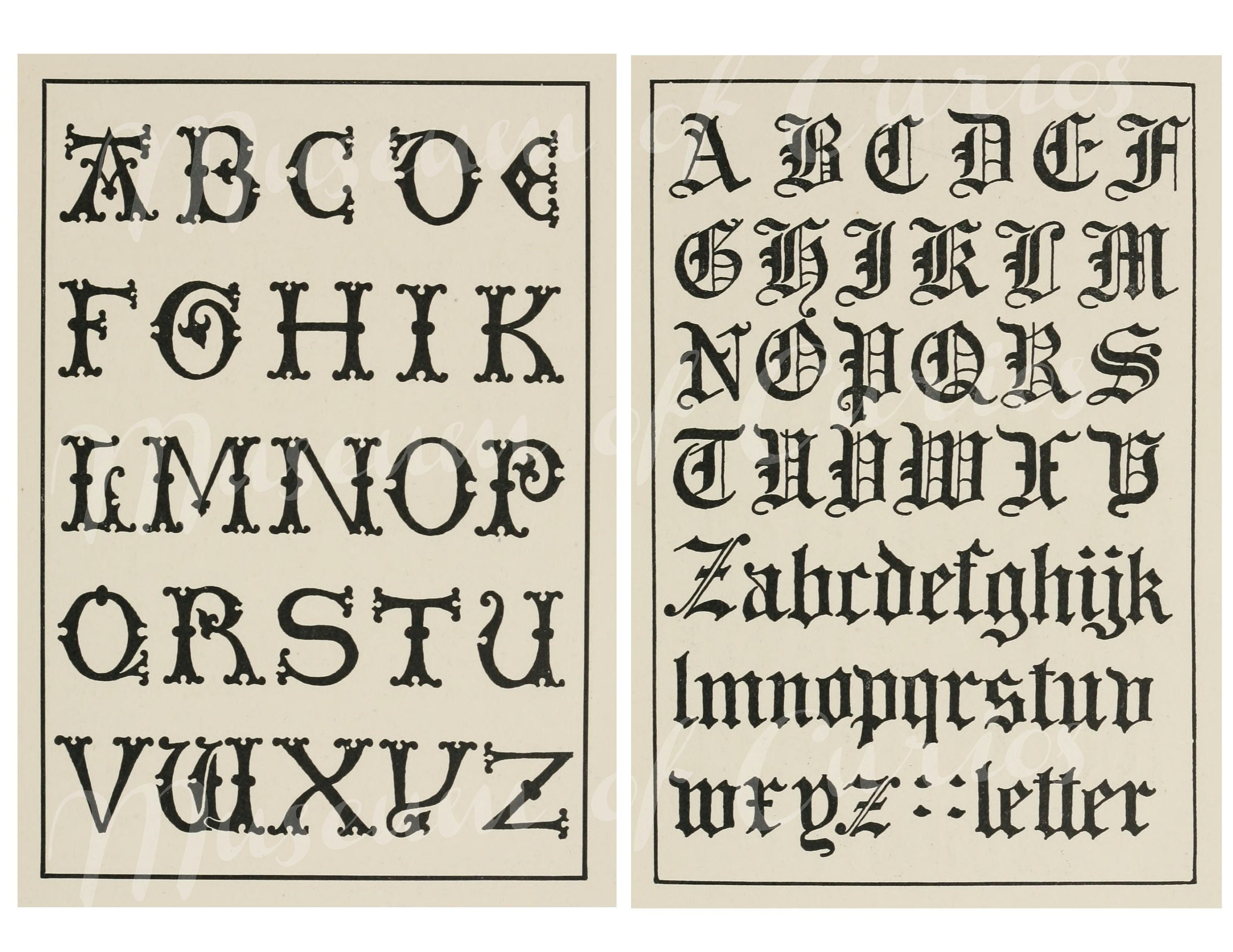 Digital, 1902, Typography Set 1, Frank Chouteau, 19th Century Fonts ...
