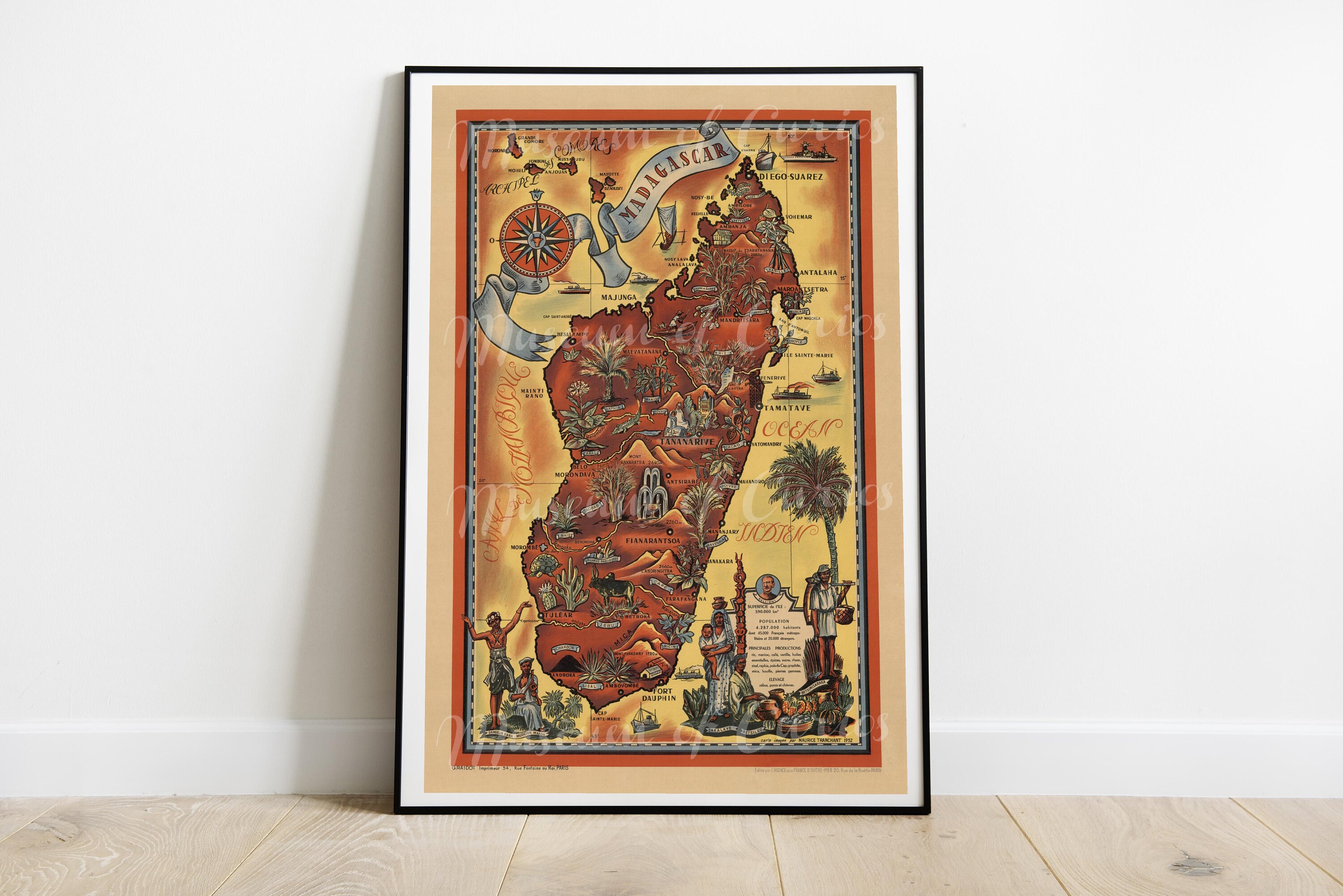 Digital, Map of Madagascar, Africa, FOUR SIZES, Instant Download ...