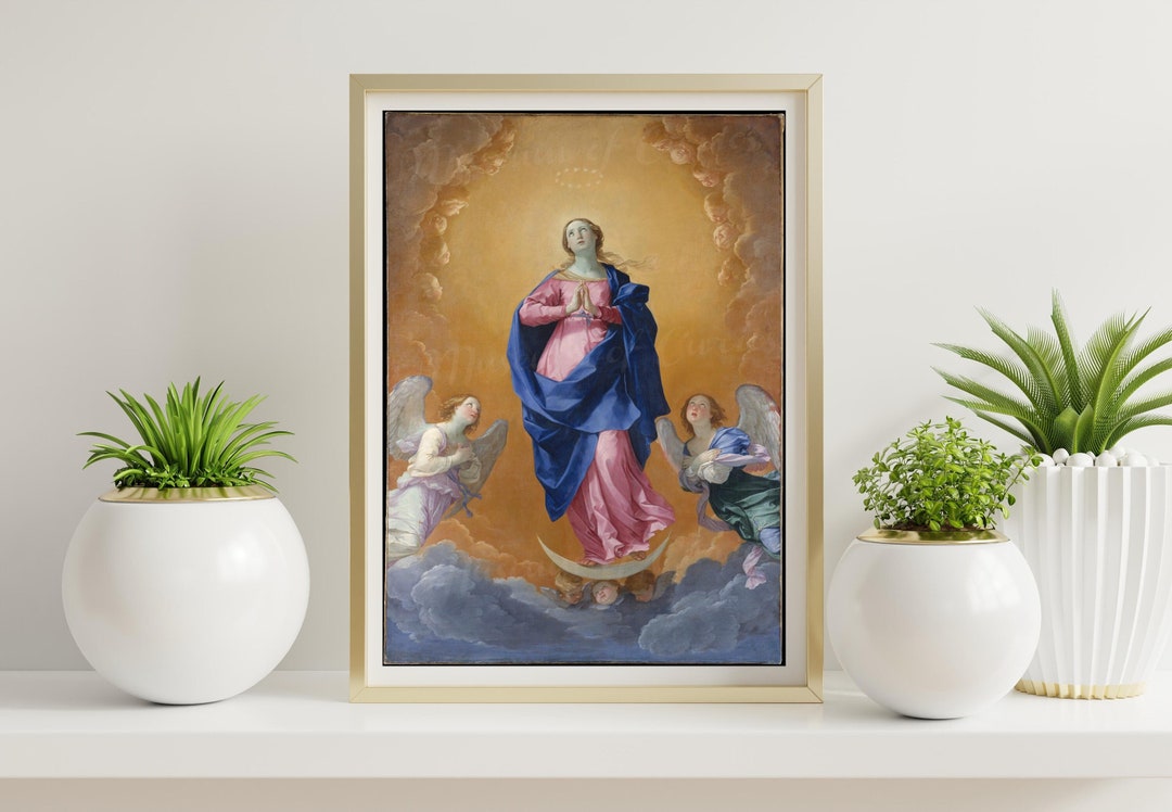 Digital, 1627, the Immaculate Conception, Guido Reni, INSTANT DOWNLOAD ...