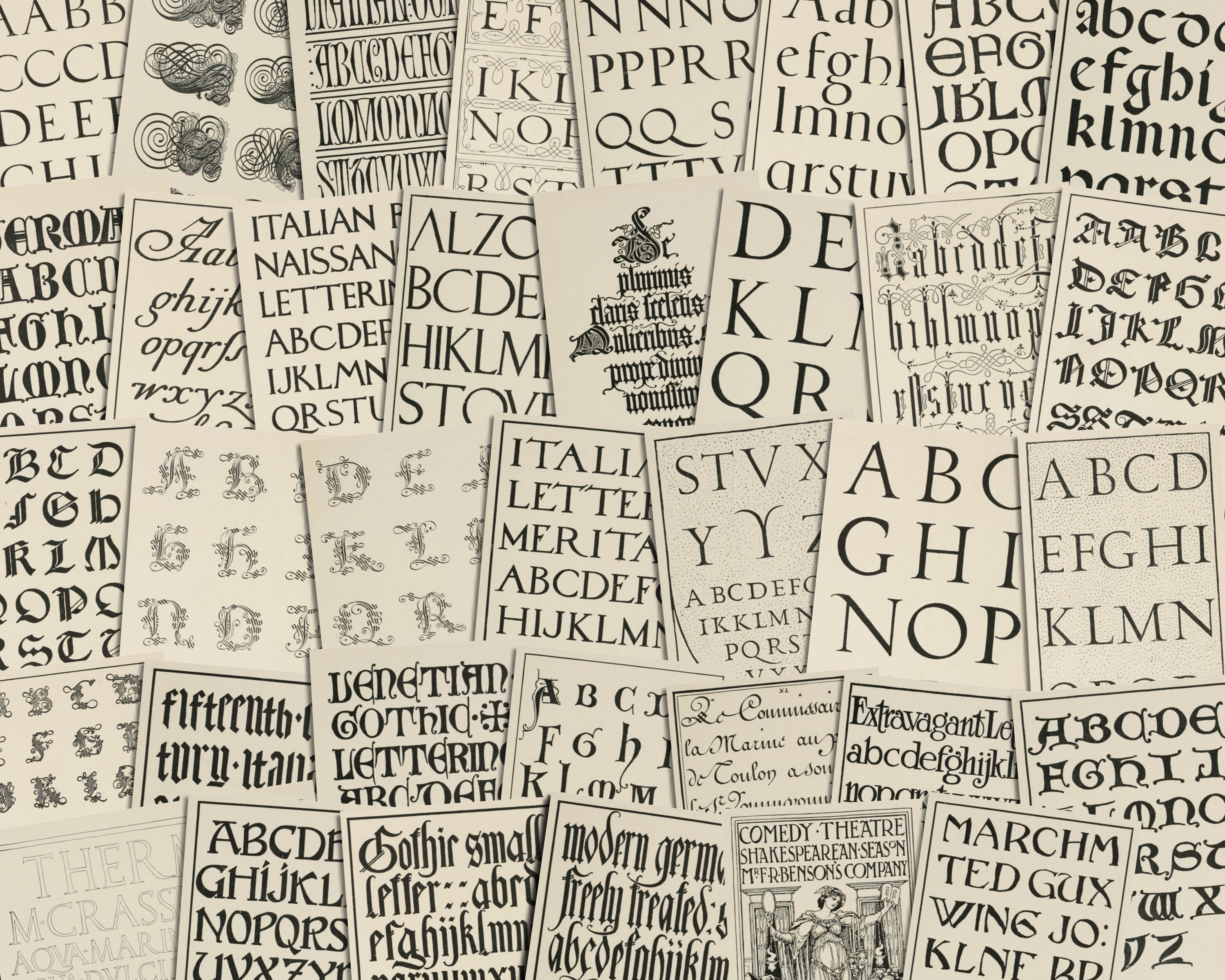 Digital, 1902, Typography Set 1, Frank Chouteau, 19th Century Fonts ...