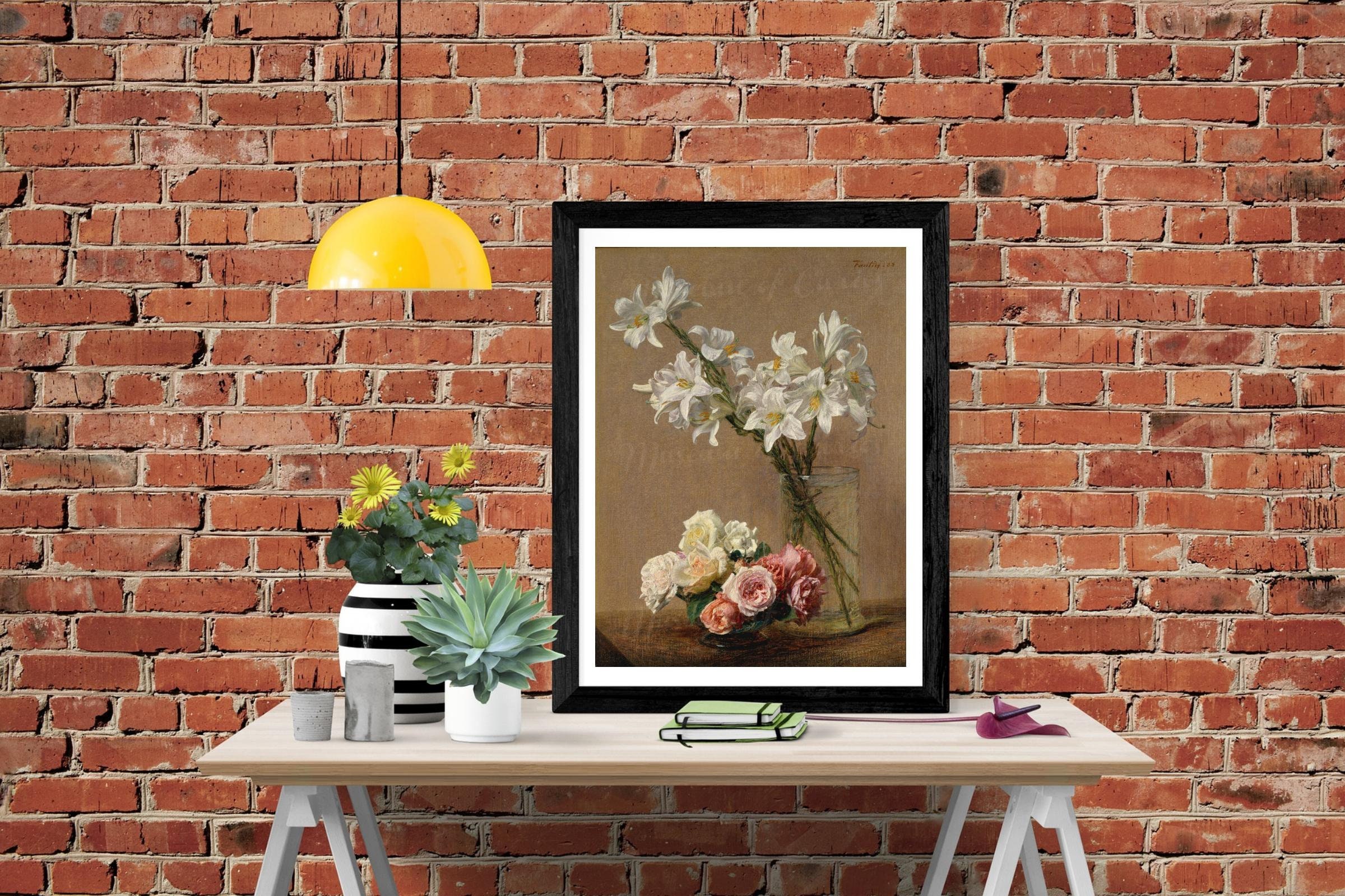 Digital 1888 Roses and Lilies Henri Fantin-latour Still - Etsy UK