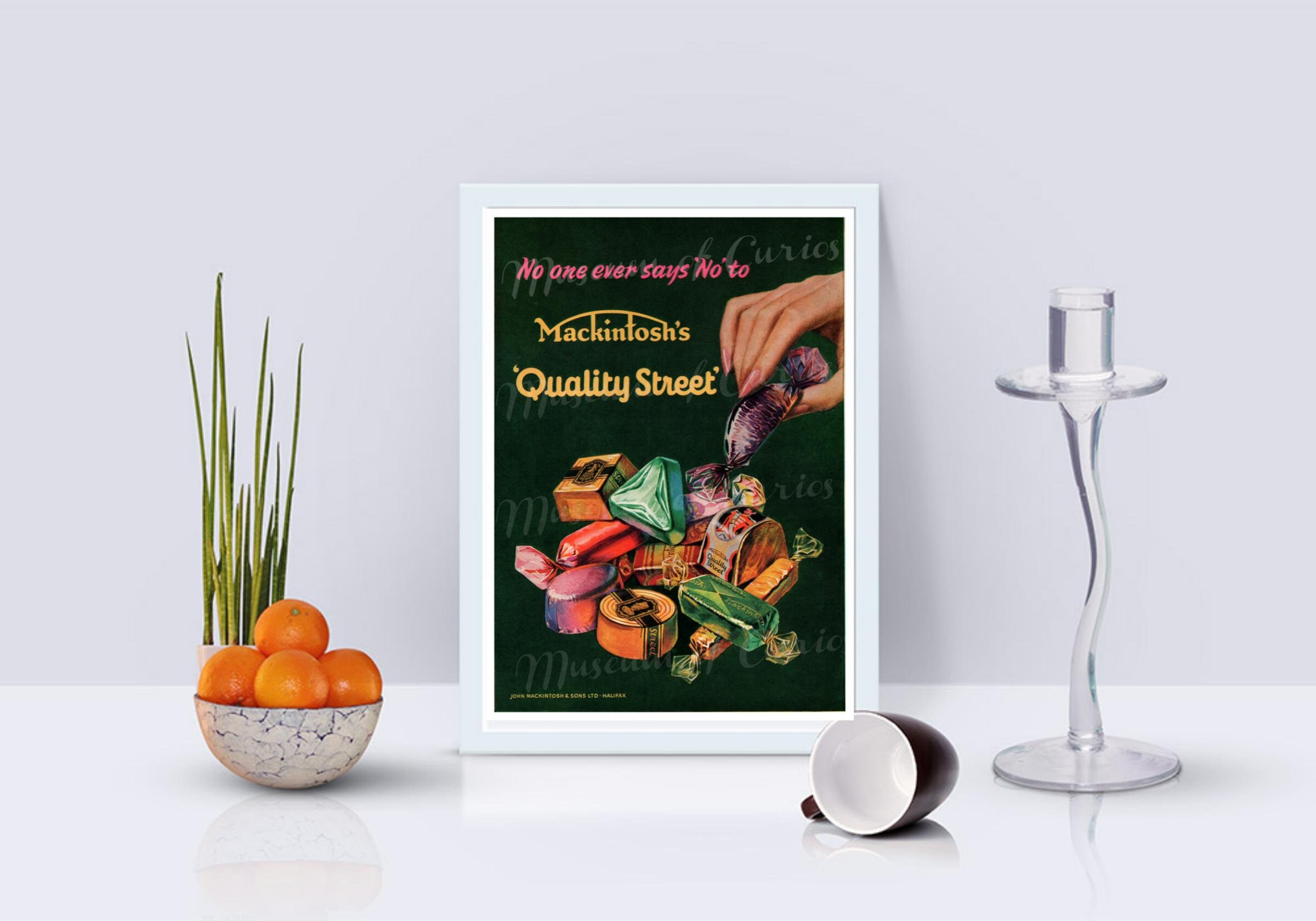Digital, 1950s, Mackintosh's Quality Street Advertisement, INSTANT ...