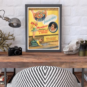 Digital, 1950s, Mayfair Assortment of Chocolates Toffees, Advertisement ...