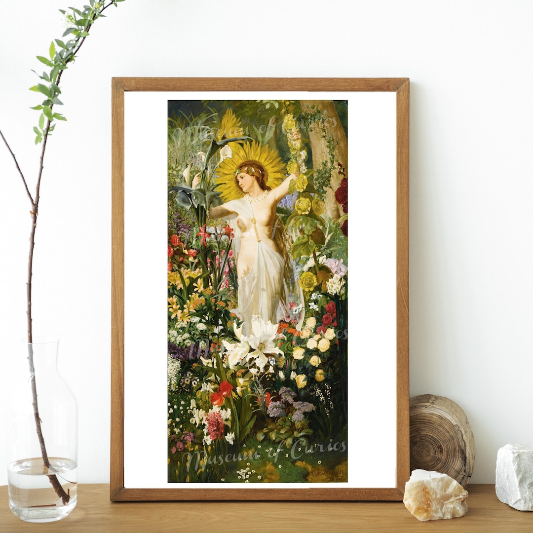 Digital, 1874, 'flora', Valentine Walter Bromley, Victorian Era ...