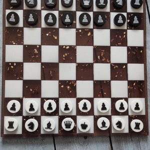 Flat Custom Chess Pieces Size of Chess 23mm5mm Custom Chess Sets With ...