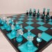 Resin Chess Set All Colors Available 45mm King Small Travel Chess ...