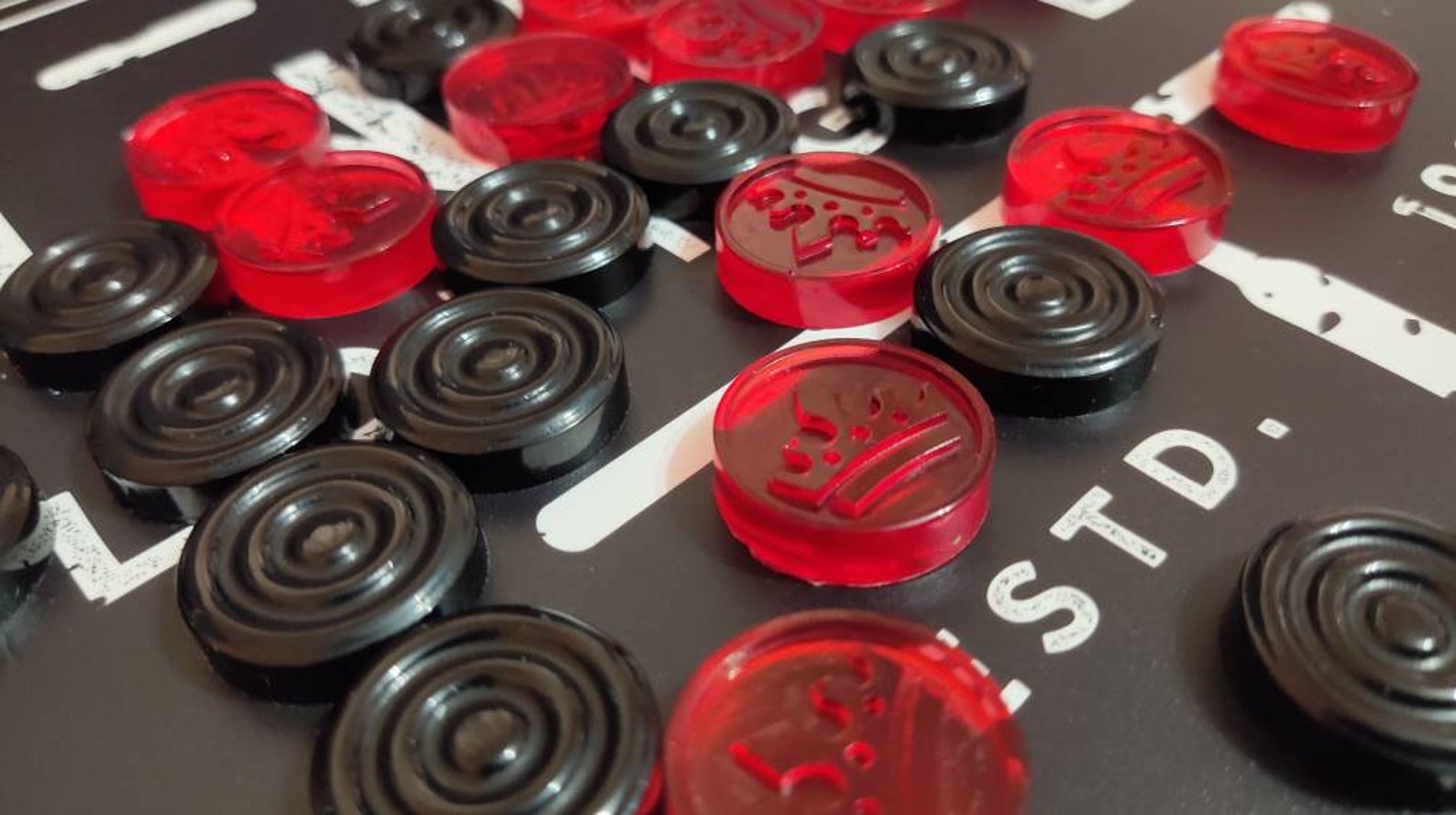 Custom International Checkers Handmade Checkers Set Small | Etsy