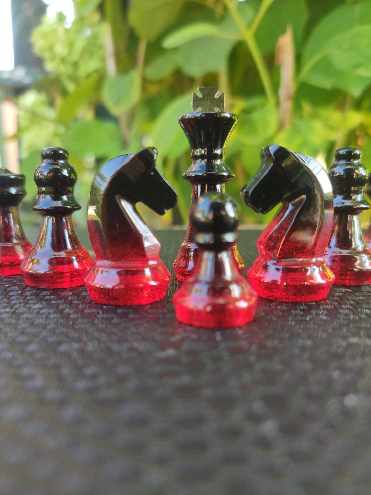 Custom chess set Choose any colors you wish Resin chess | Etsy