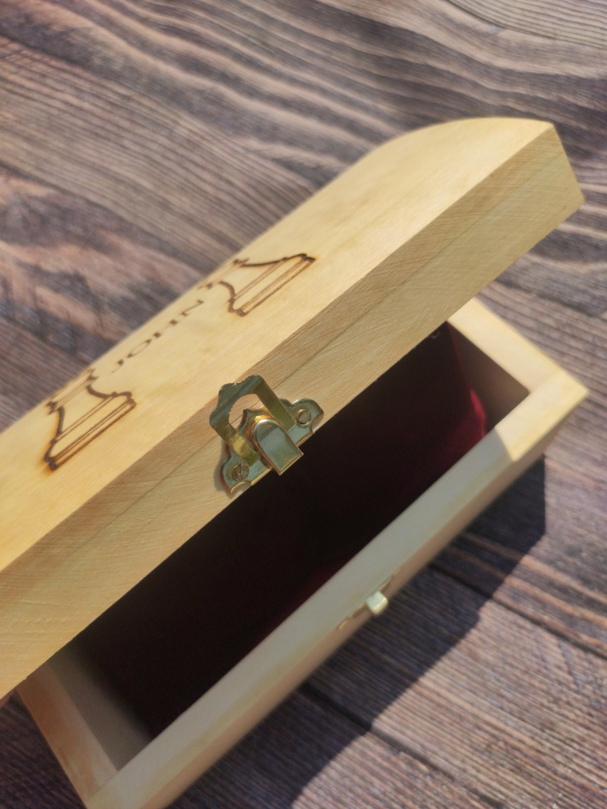 Custom Wood Burning Personalised Wood Box Personalized | Etsy